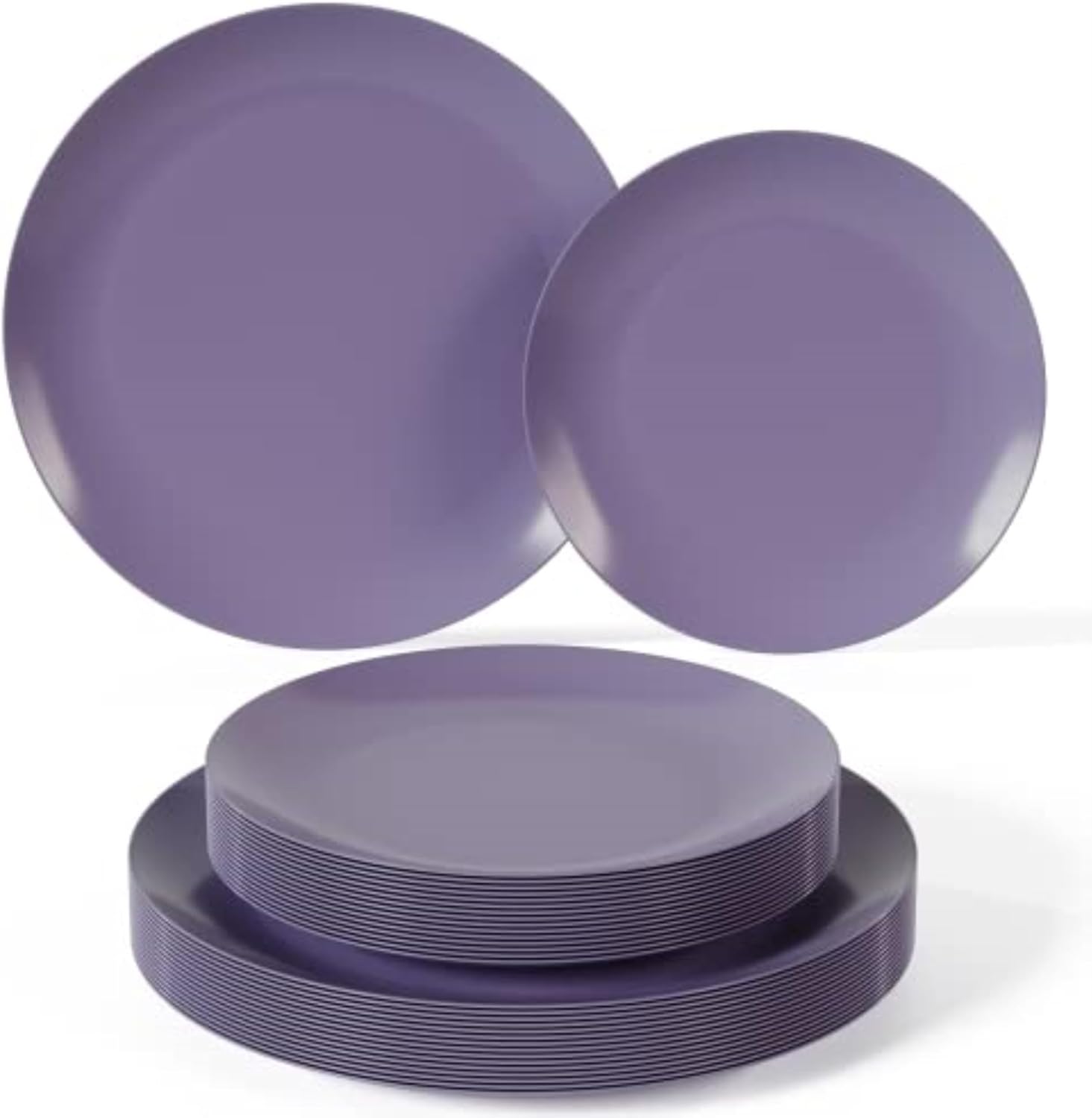 Amazon.com: Trendables 200-piece Dinnerware Sets Disposable Plates Set ...