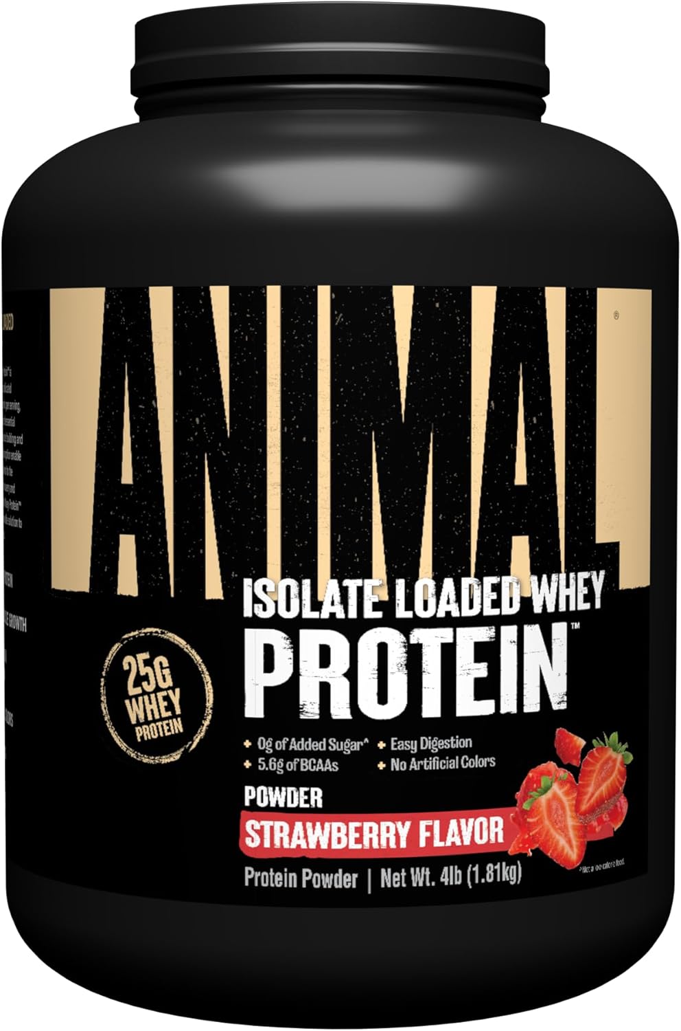 Animal Whey Isolate Protein Powder - Loaded for Pre & Post Workout ...