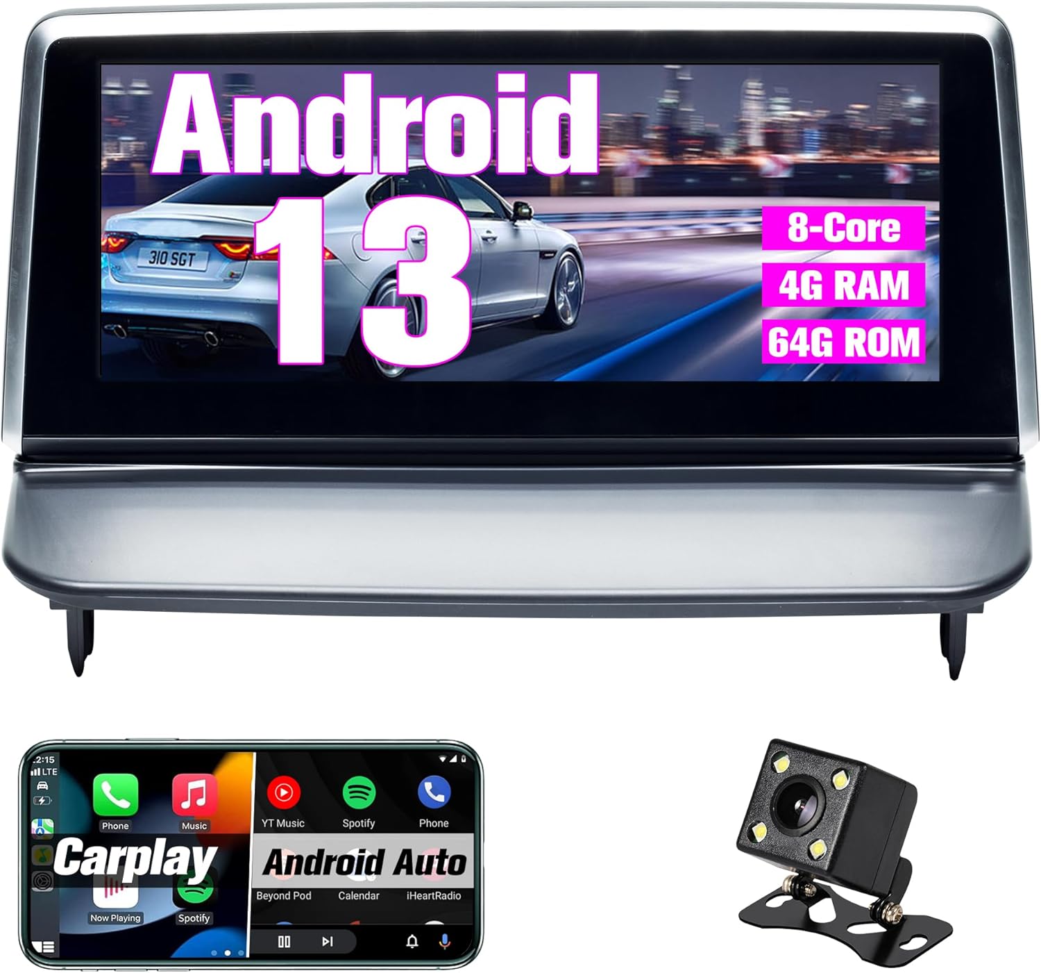 OVRICH Autoradio Android pour Volvo S40 C30 2006~2012 Radio stéréo ...