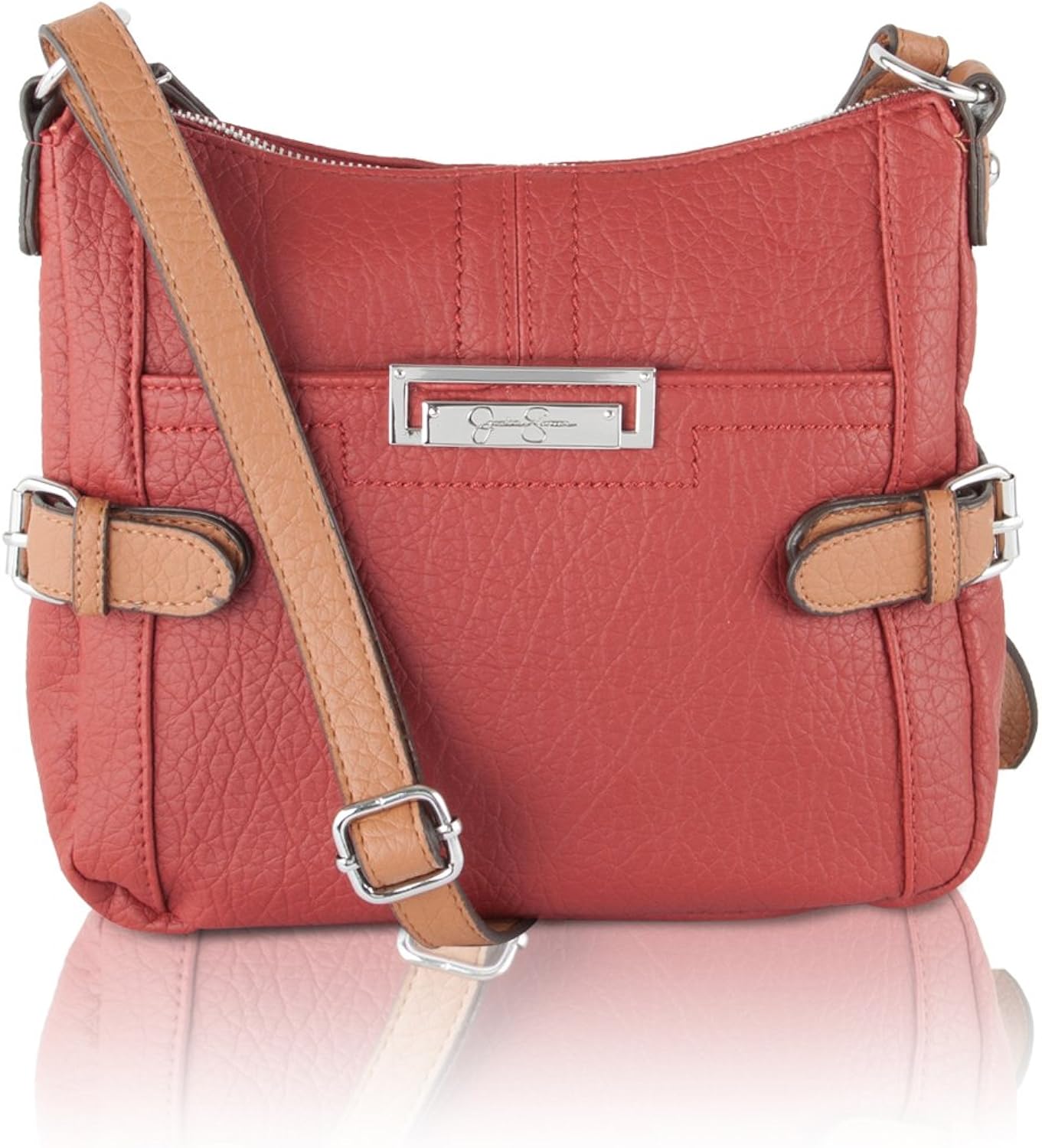 Jessica Simpson Kady Crossbody Bag - Russet/Cognac: Handbags: Amazon.com