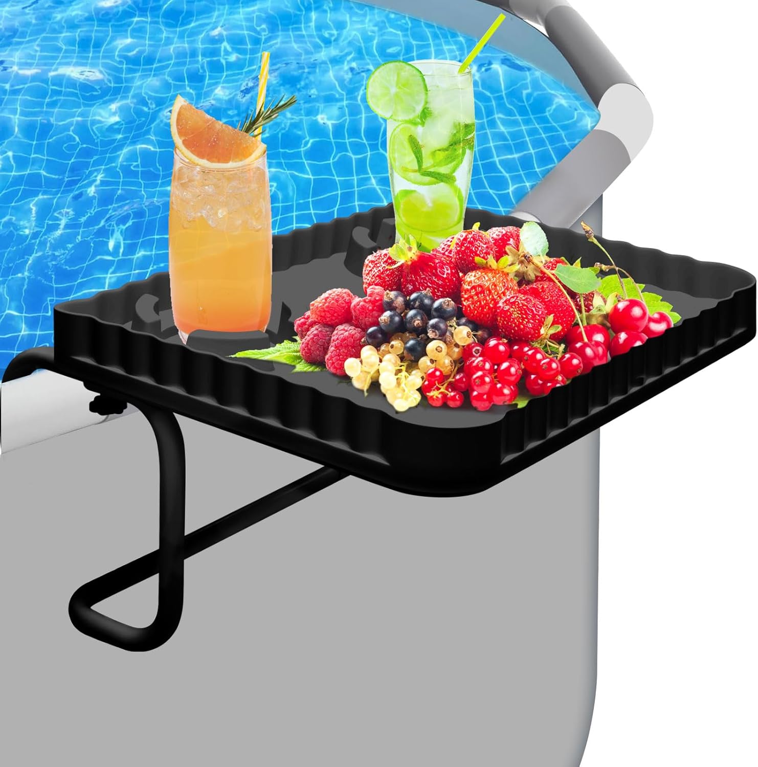 Amazon.com: Above Ground Pool Bar, Poolside Table Serving Tray for ...