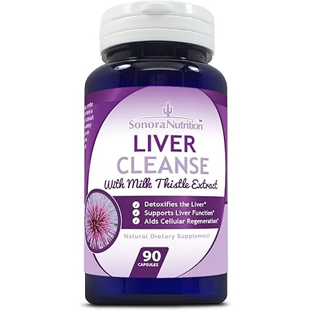 Amazon.com: Liver Support & Detox Supplements with Milk Thistle ...