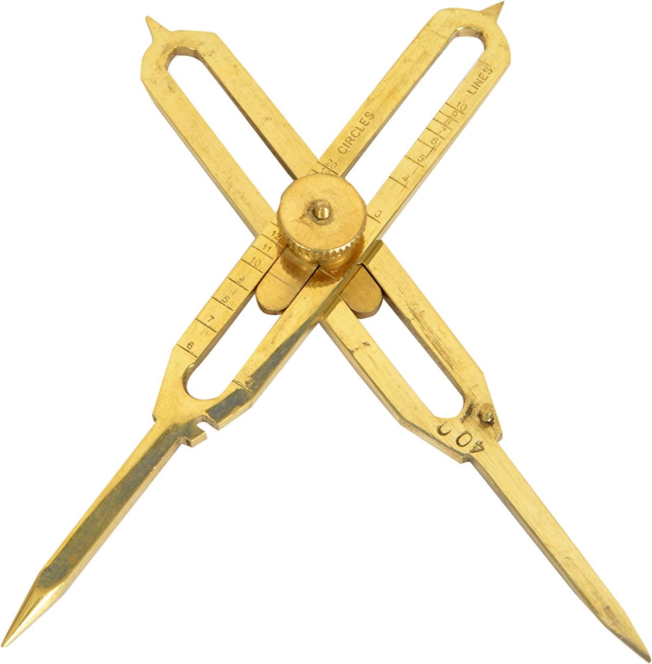 Brass Proportional Scale Divider Drawing Tool Professional 6” Long Full ...