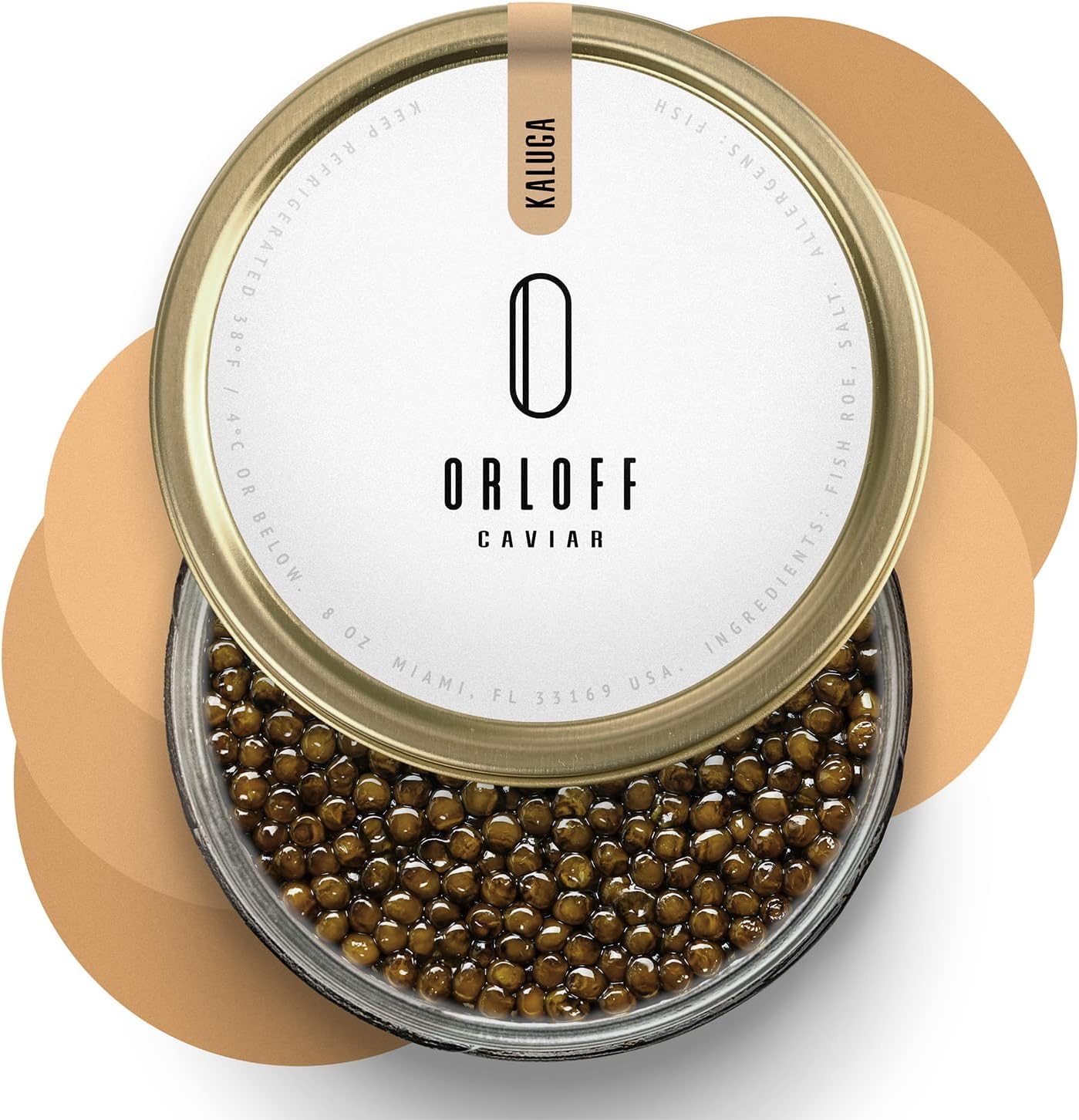 Amazon.com: Premium Ossetra Sturgeon Caviar, 3.5 oz (100 g) : Grocery ...