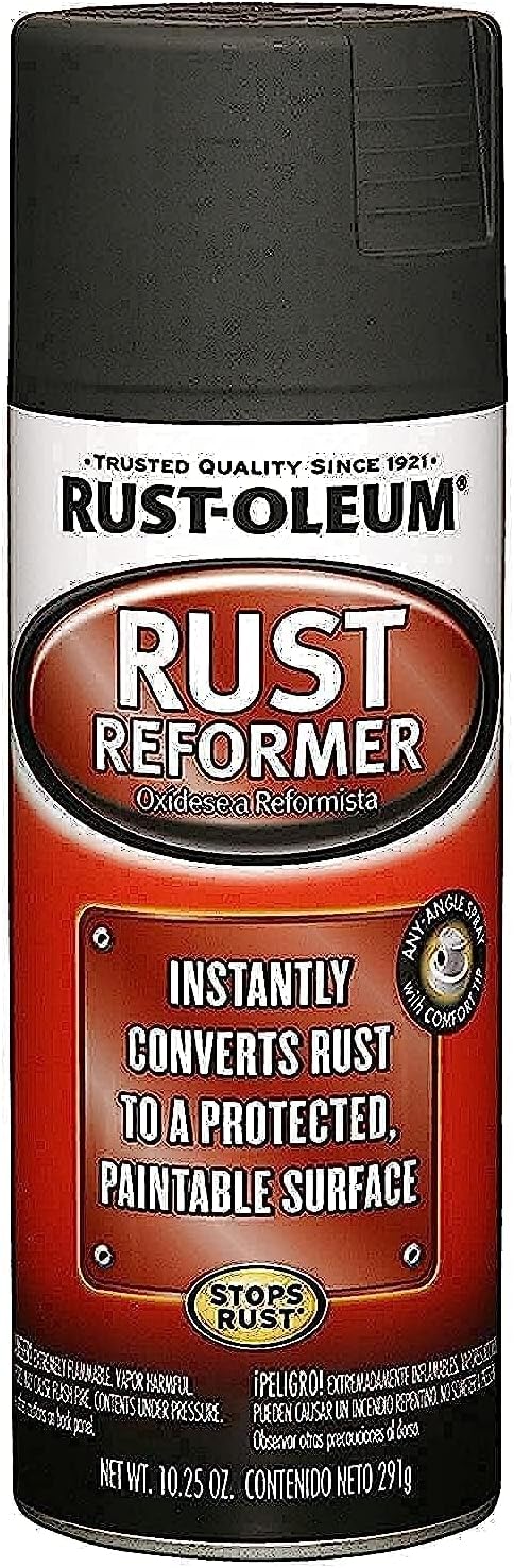 Rust-Oleum 248658 Rust Reformer Spray, 10.25 oz, Black - Spray Paints ...