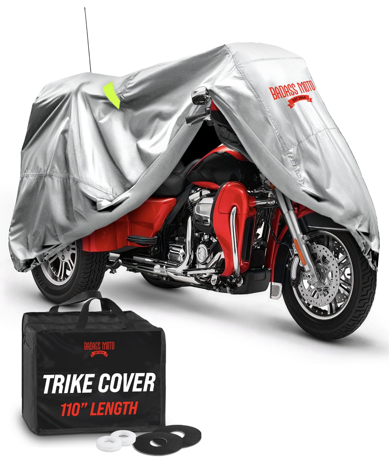 Amazon.com: Badass Moto Ultimate for Harley Trike Cover Waterproof ...