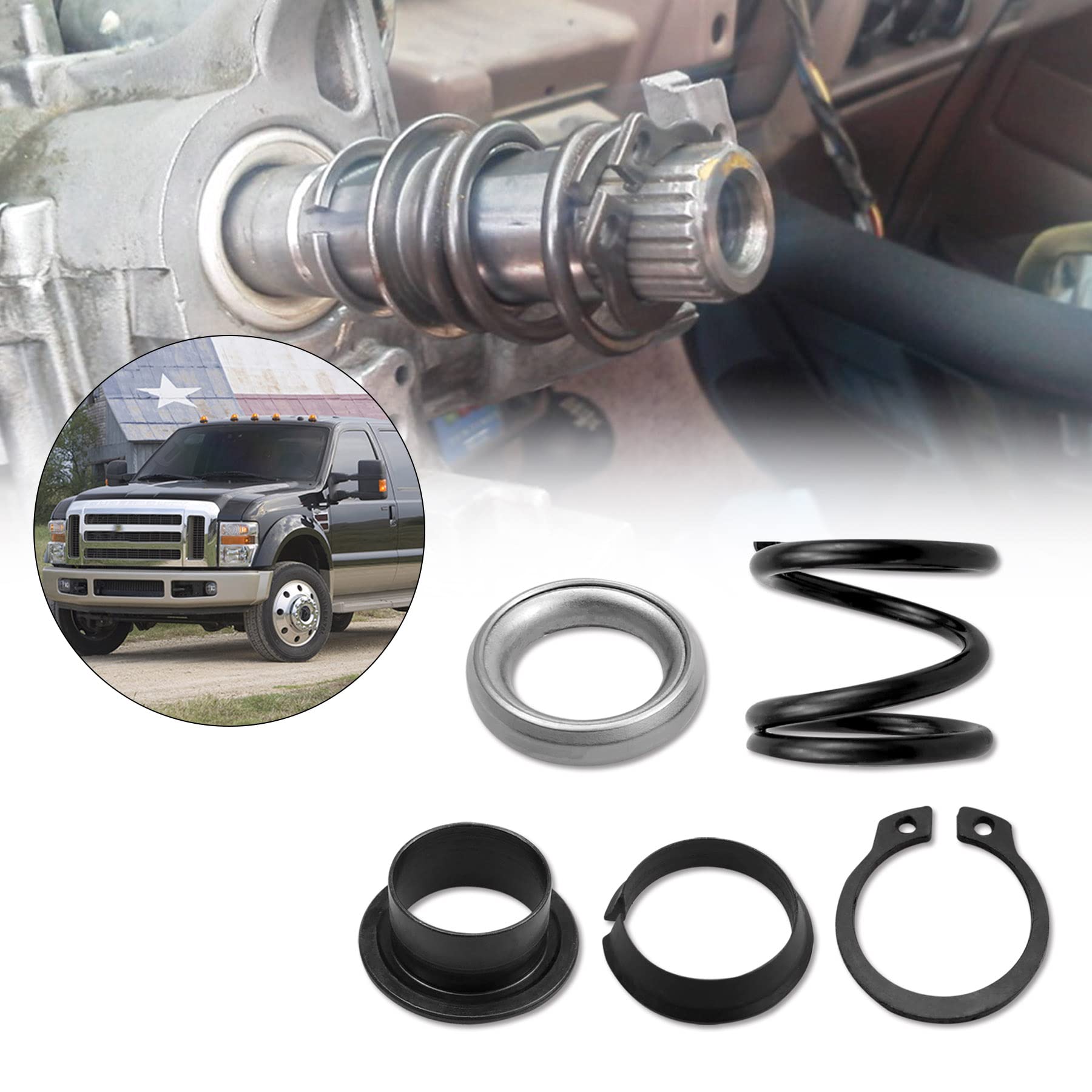 Snapklik.com : Steering Column Upper Bearing Kit For Tilt/No Tilt Fit ...