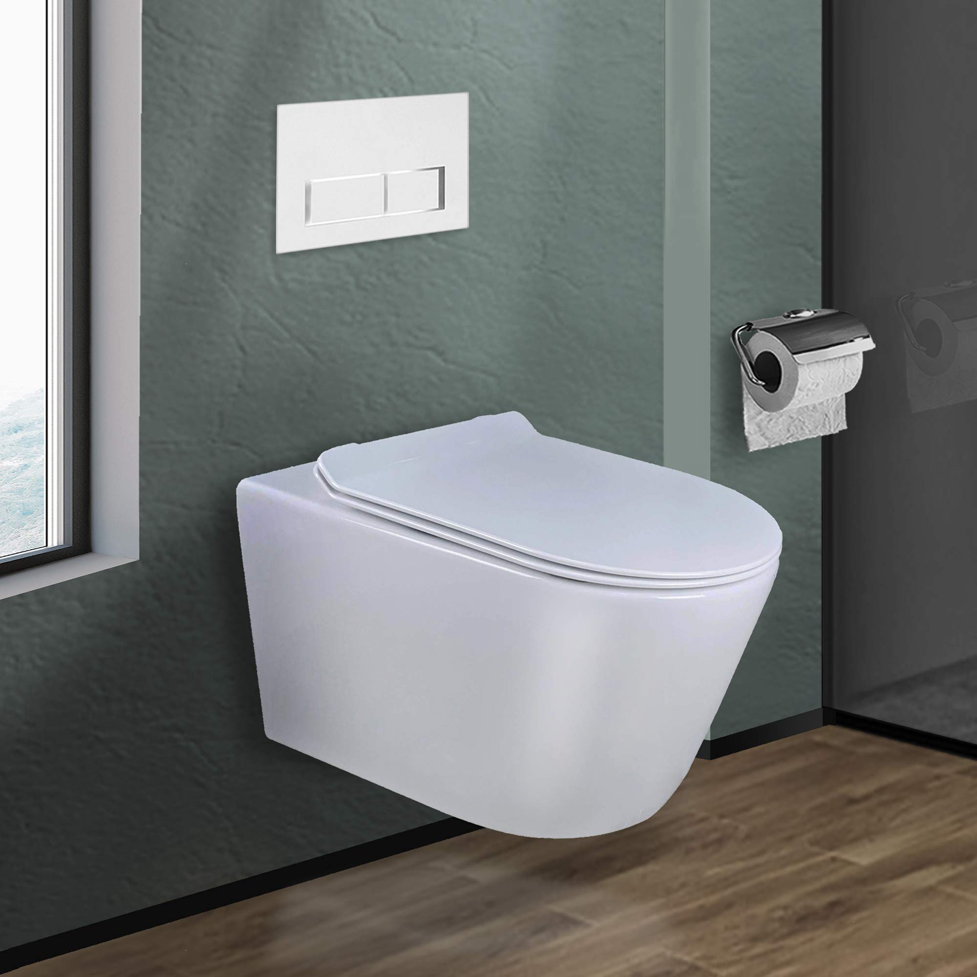 Buy Dakota In-Wall toilet Combo Set - Toilet With Soft-Close Seat, Tank ...