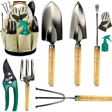 Amazon.com : Garden Tools Set - 14 Piece Gardening Gifts Tool Kit for ...