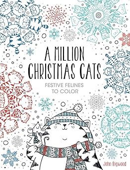 Amazon.com: A Million Christmas Cats: Festive Felines to Color (Volume ...