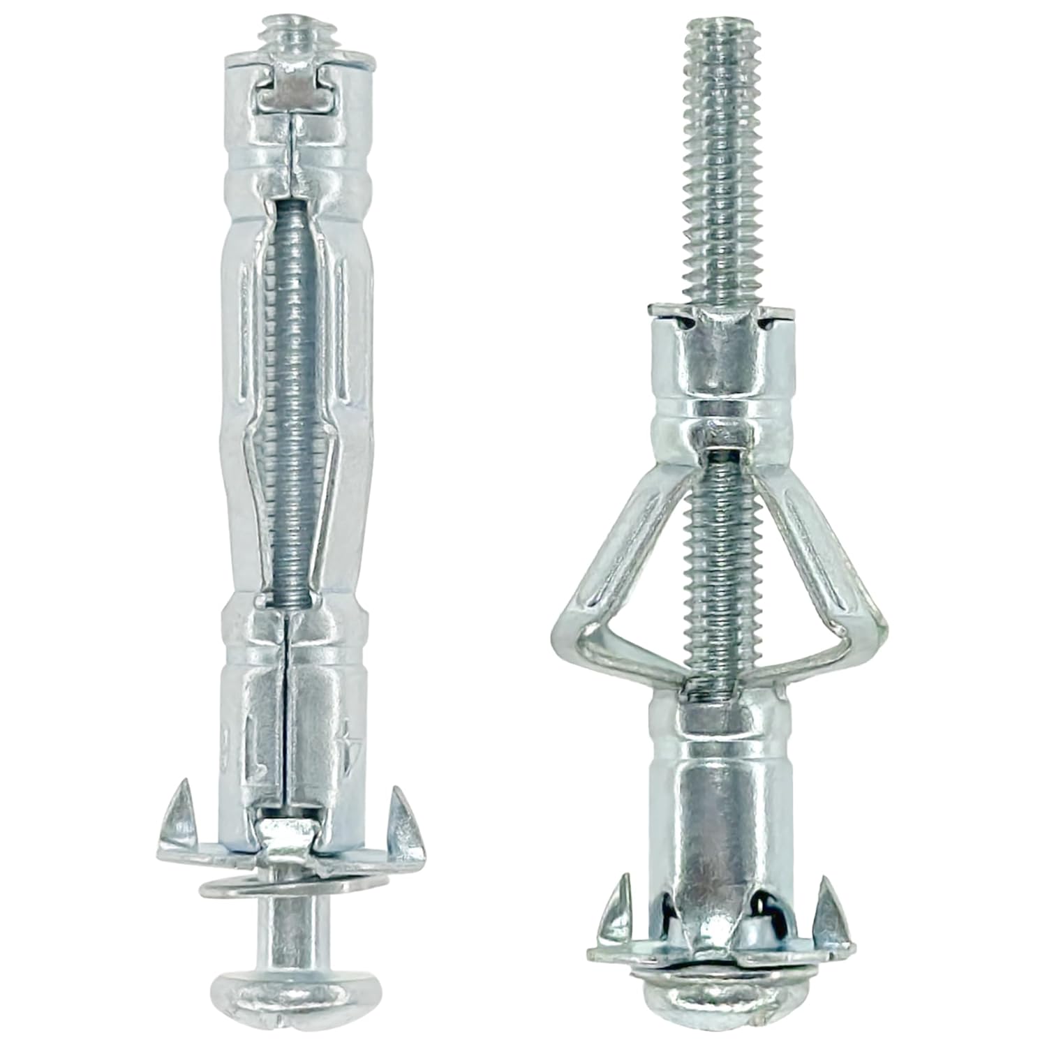 50 PCS Metal Drywall Expansion Bolts Screws Plasterboard Fixings Hollow ...