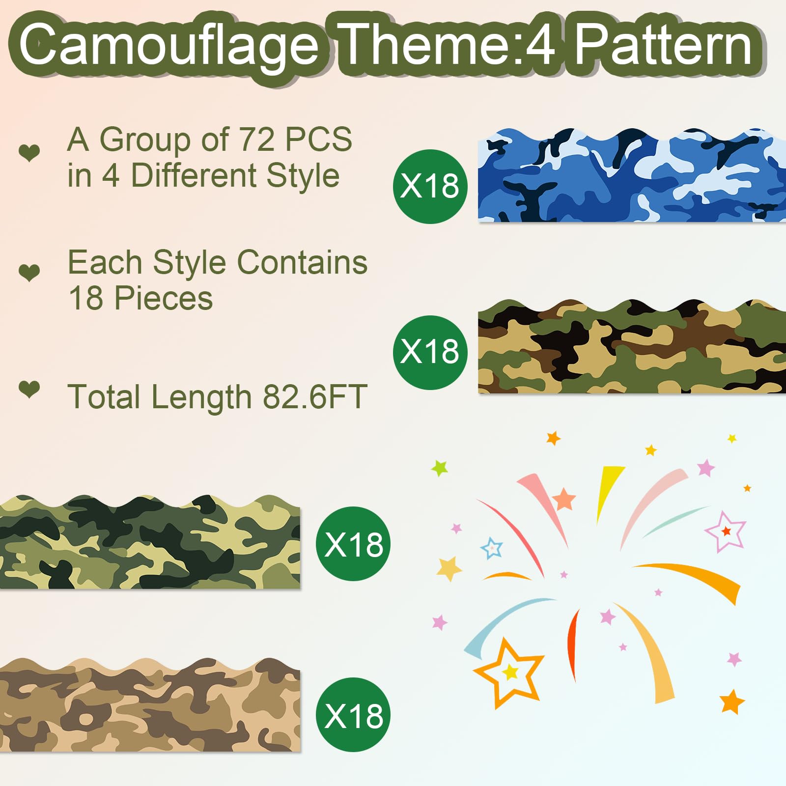 Bordure De Page Camouflage