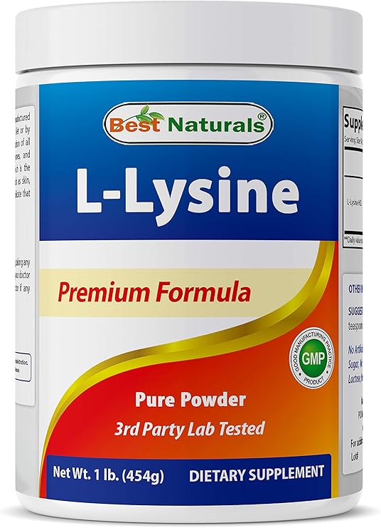 Amazon.com: Best Naturals Lysine Powder, 1 Pound - 100% Pure (1 LB ...