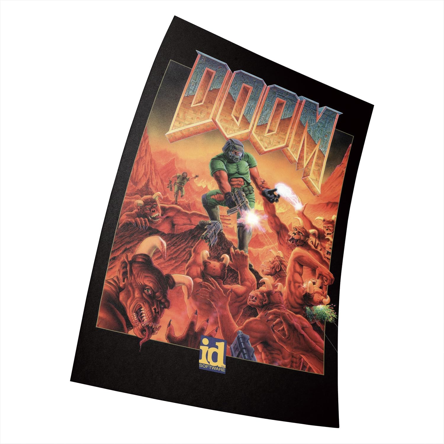 Amazon.com: LNASI Doom Retro Game Poster -28x43cm - Frameless Poster ...