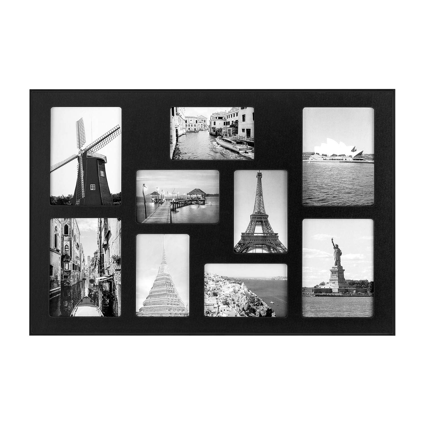 Buy ONE WALL Tempered Glass 16x24 Inch Collage Picture Frame 9 Opening Buy ONE WALL Tempered Glass 16x24 Inch Collage Picture Frame 9 Opening