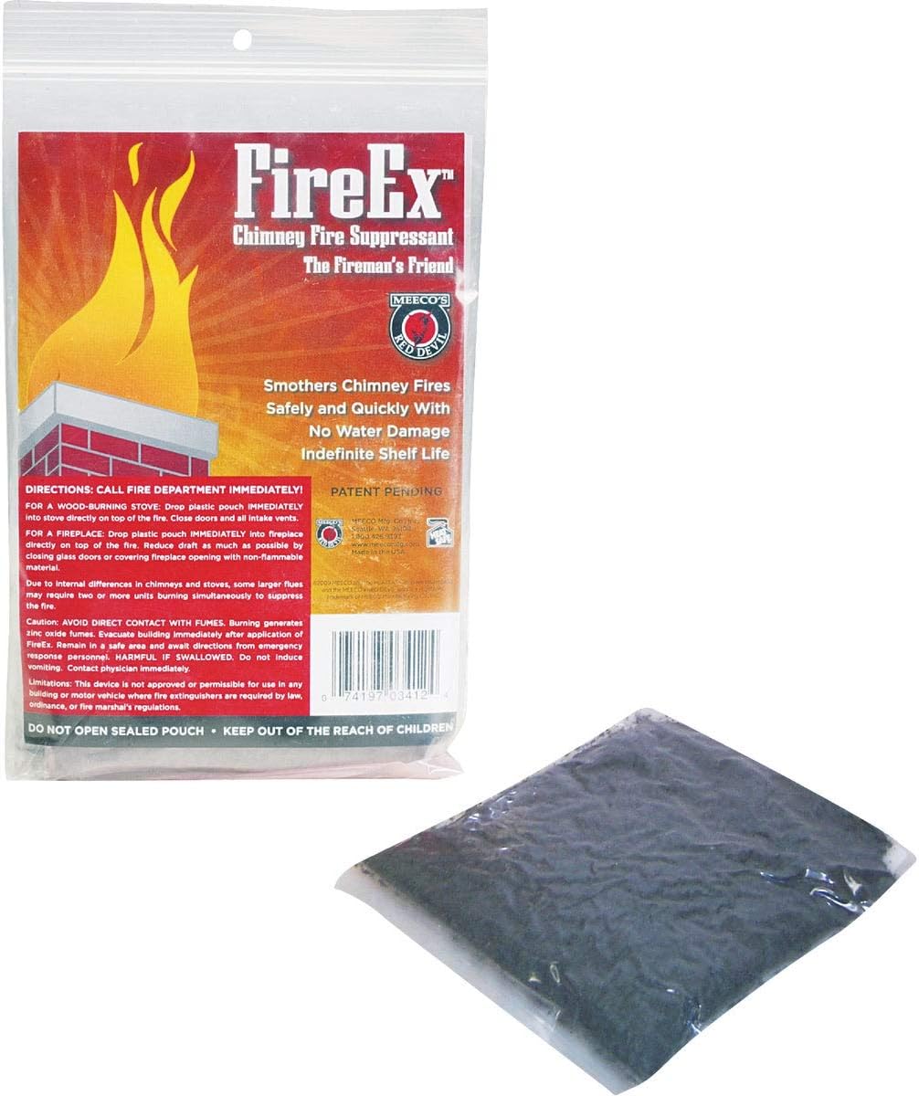 Amazon.com: MEECO'S RED DEVIL FireEx Chimney Fire Suppressant : Meeco ...