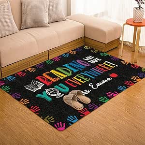 Amazon.com: Pofily Personalized Colorful Elementary Classroom Library ...