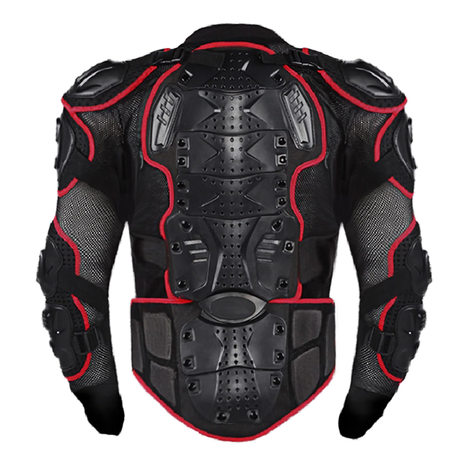 Motorcycle Armor Jacket Spine Chest Protection Full Body Gear Motocross ...