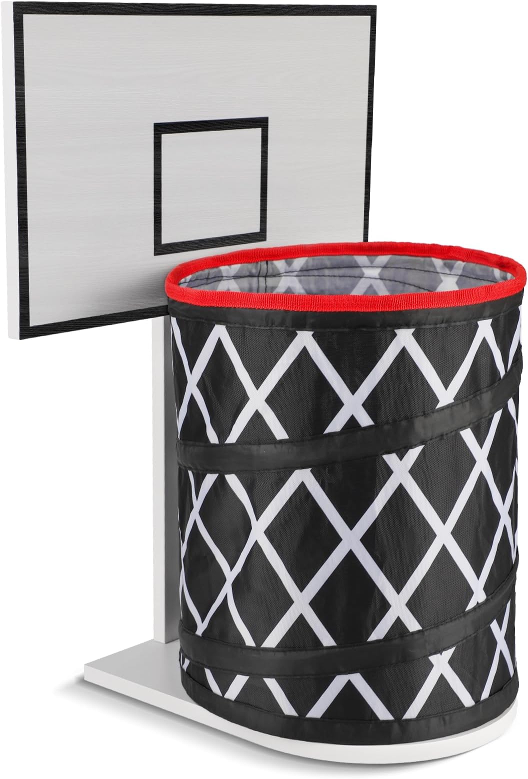 Amazon.com: Excelsa Basketball Wastepaper Basket, Polypropylene, White ...