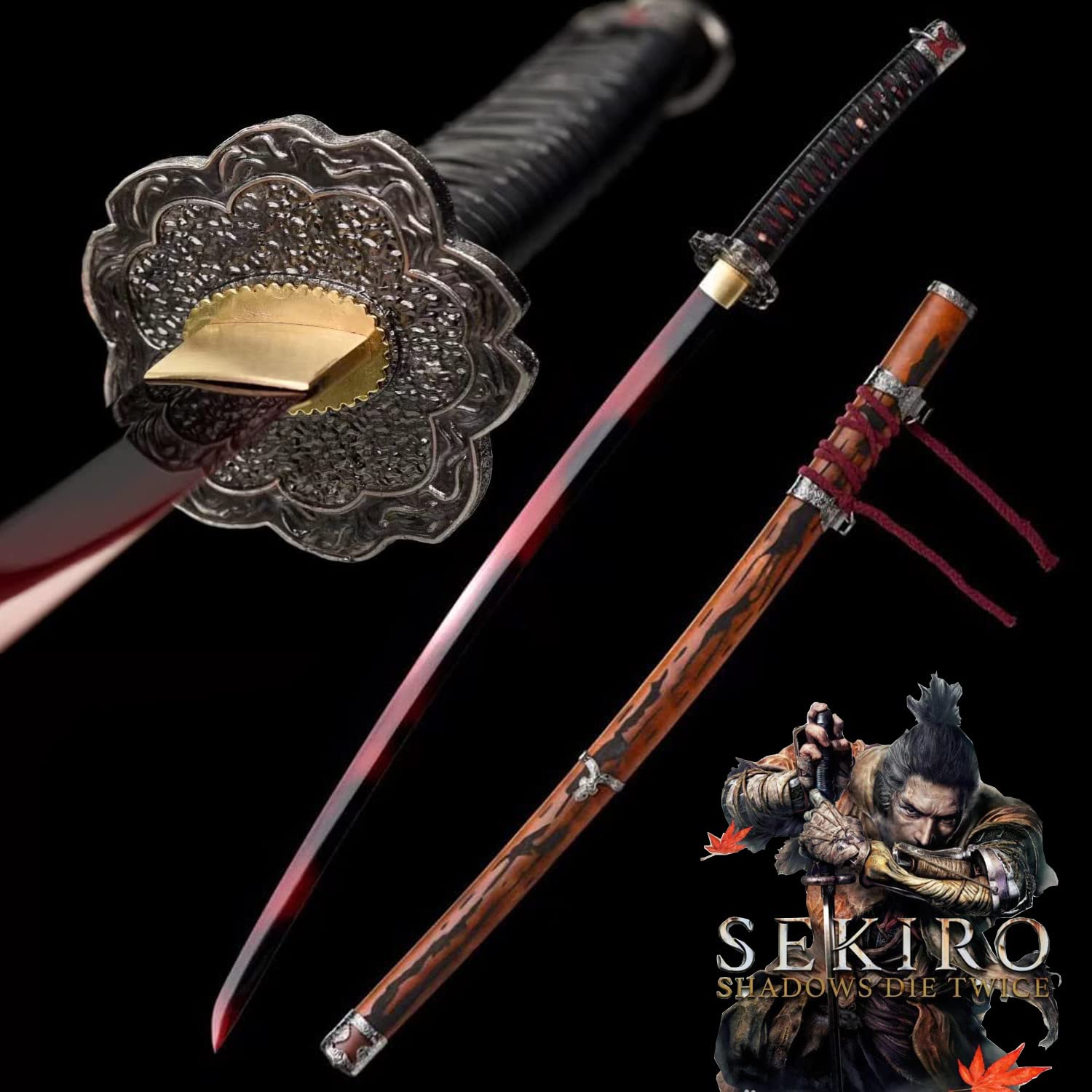 Buy HERO SEKIRO: Shadows Die Twice Wolf Cosplay Replica Mortal Blade ...