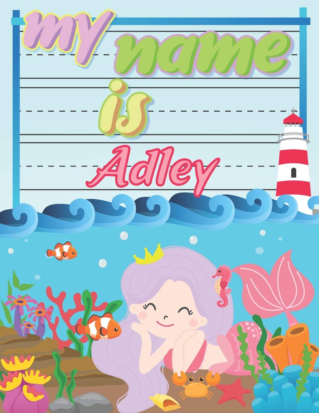 Buy My Name is Adley: Personalized Primary Tracing Book / Learning How ...