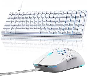 Amazon.com: DIERYA DK98SE Mechanical Gaming Keyboard and M1SE Wired ...