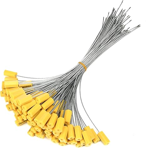 Amazon.com: Security Cable Seals, Numbered Steel Wire Seal, Tamper ...