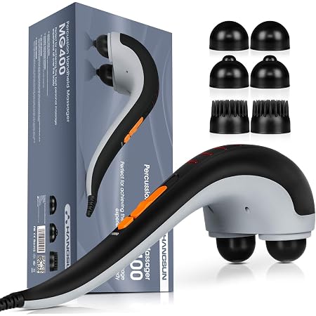Amazon.com: Homedics Back Massager, Heated Automatic Percussion Back ...