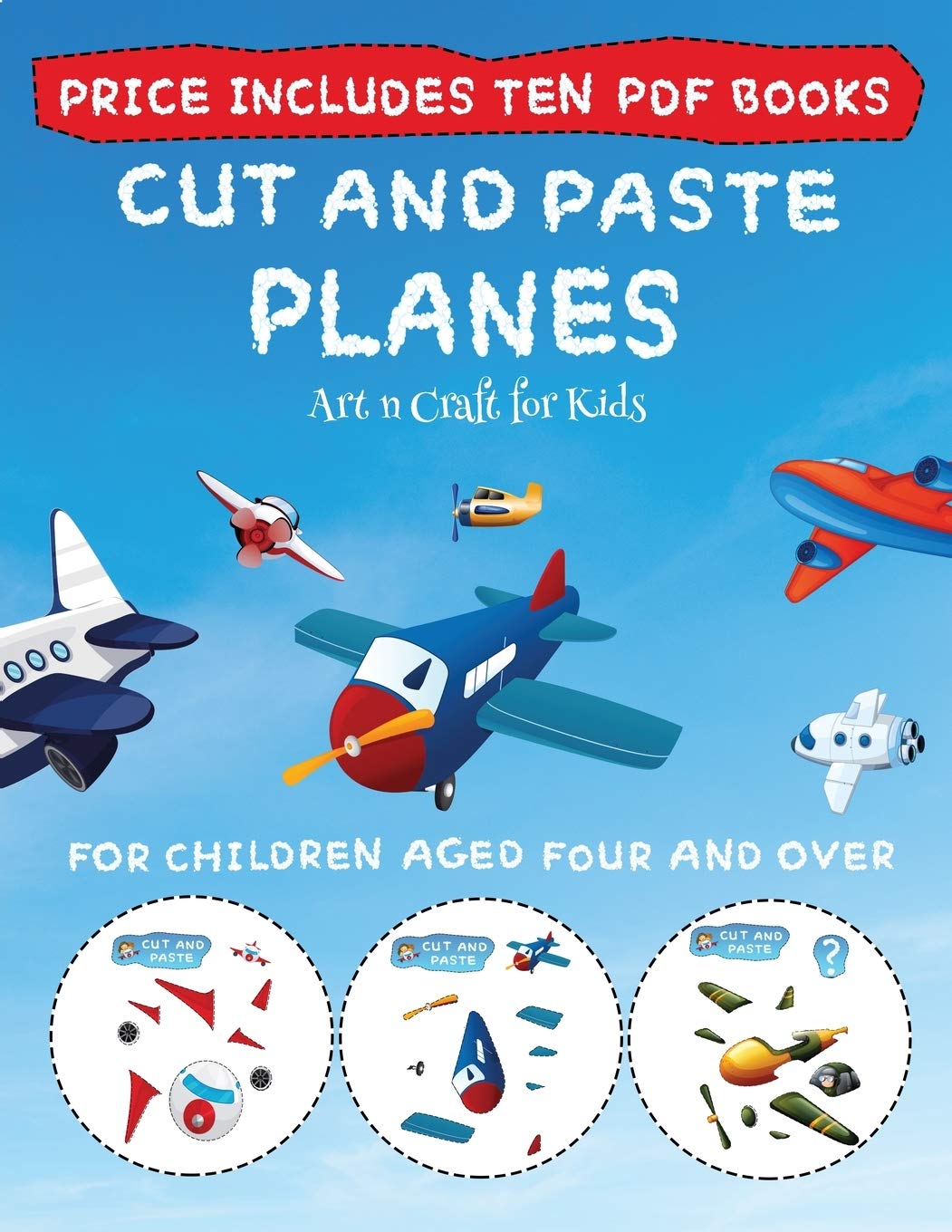 Buy Art n Craft for Kids (Cut and Paste - Planes): This book comes with ...