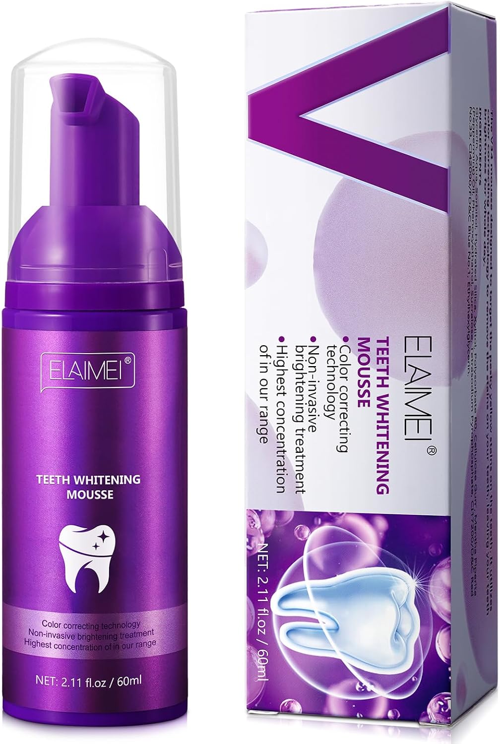 Dentifrice Violet Blanchiment des Dents - Élimination des Taches ...