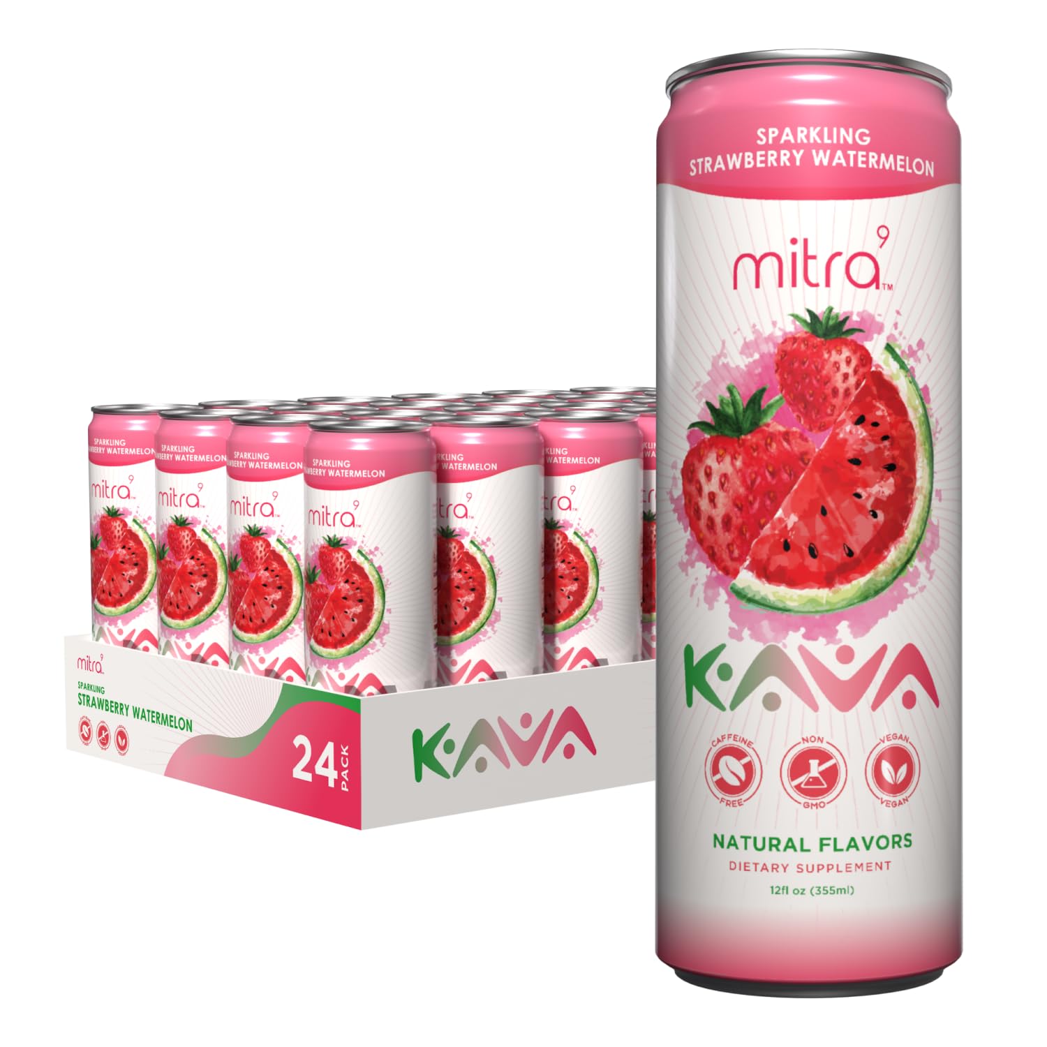 Amazon.com : MITRA-9 Botanical Beverages - Strawberry Watermelon ...