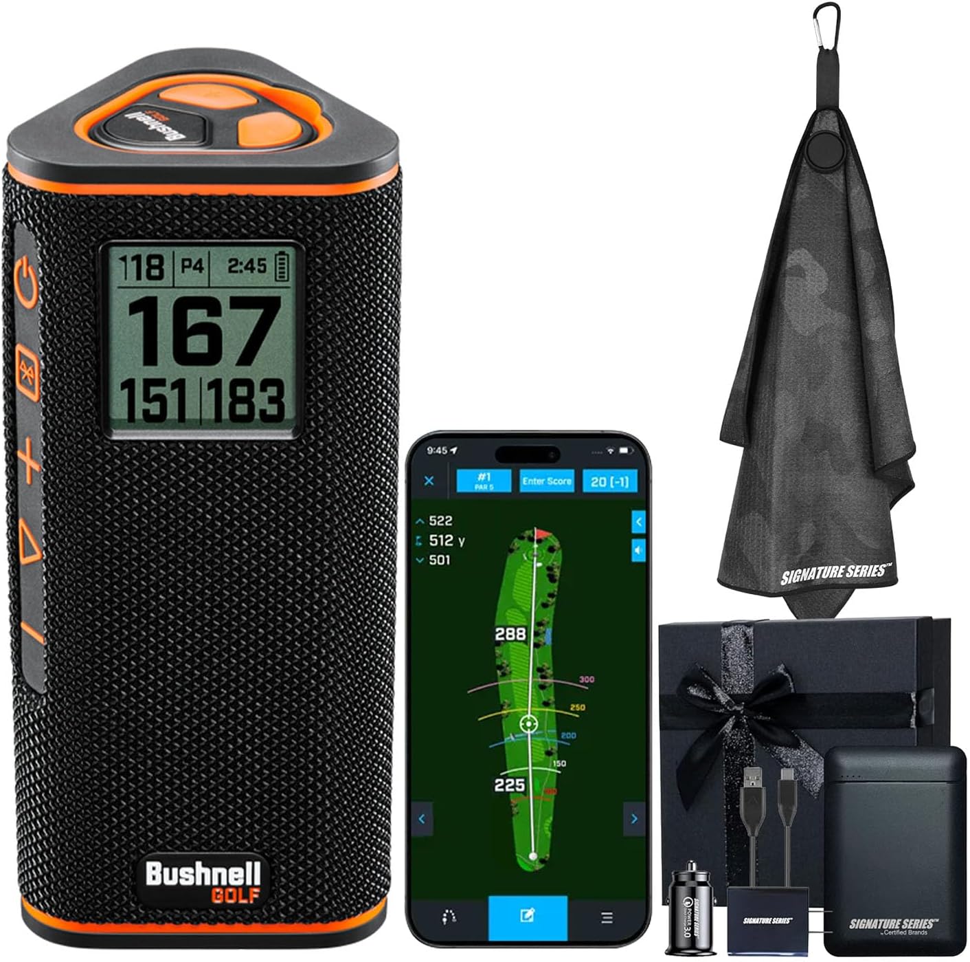 Amazon.com: Bushnell Golf Wingman View GPS Speaker | LCD Screen ...