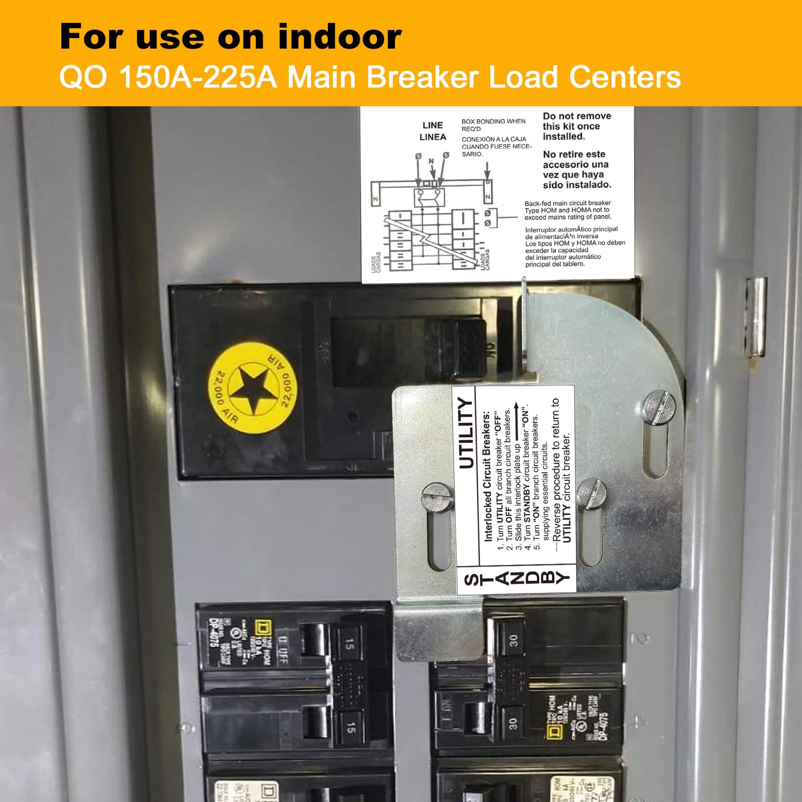 Snapklik.com : Generator Interlock Kit Compatible