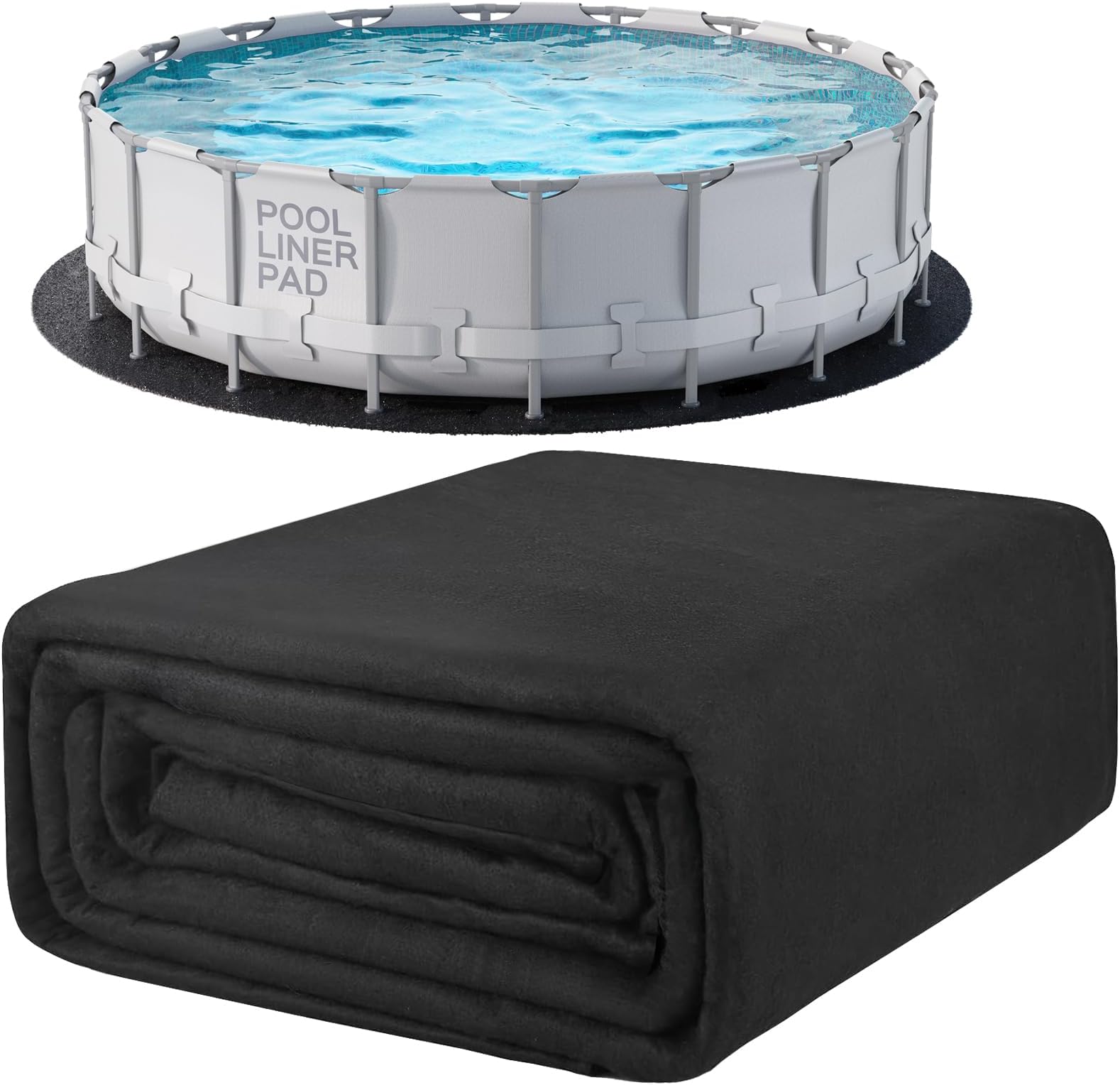 Amazon.com : Blue Wave 21-Feet Round Liner Pad for Above Ground Pools ...