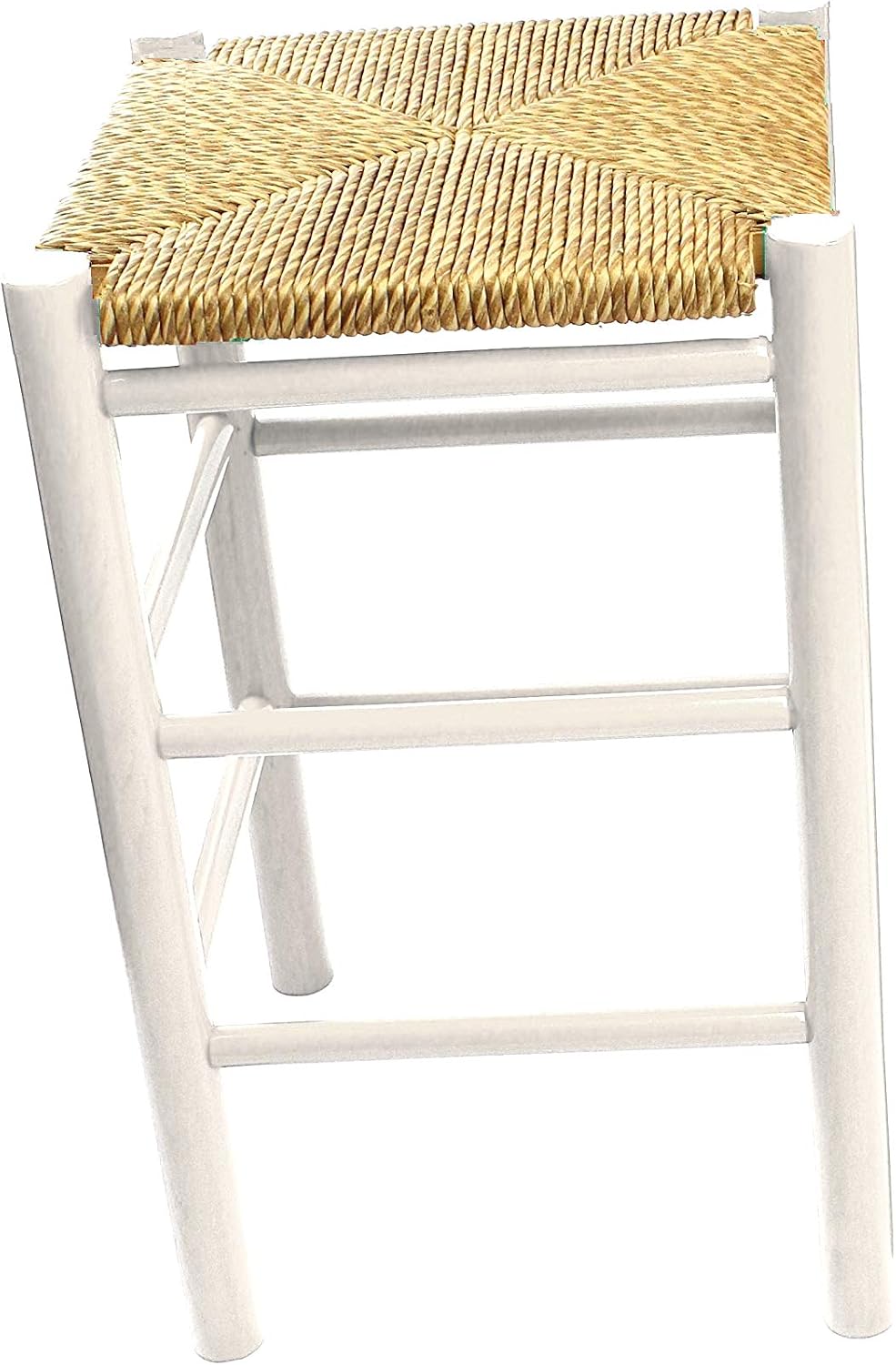 Amazon.com: Dixie Seating Calabash Wood Counter Stool No. 324W White ...