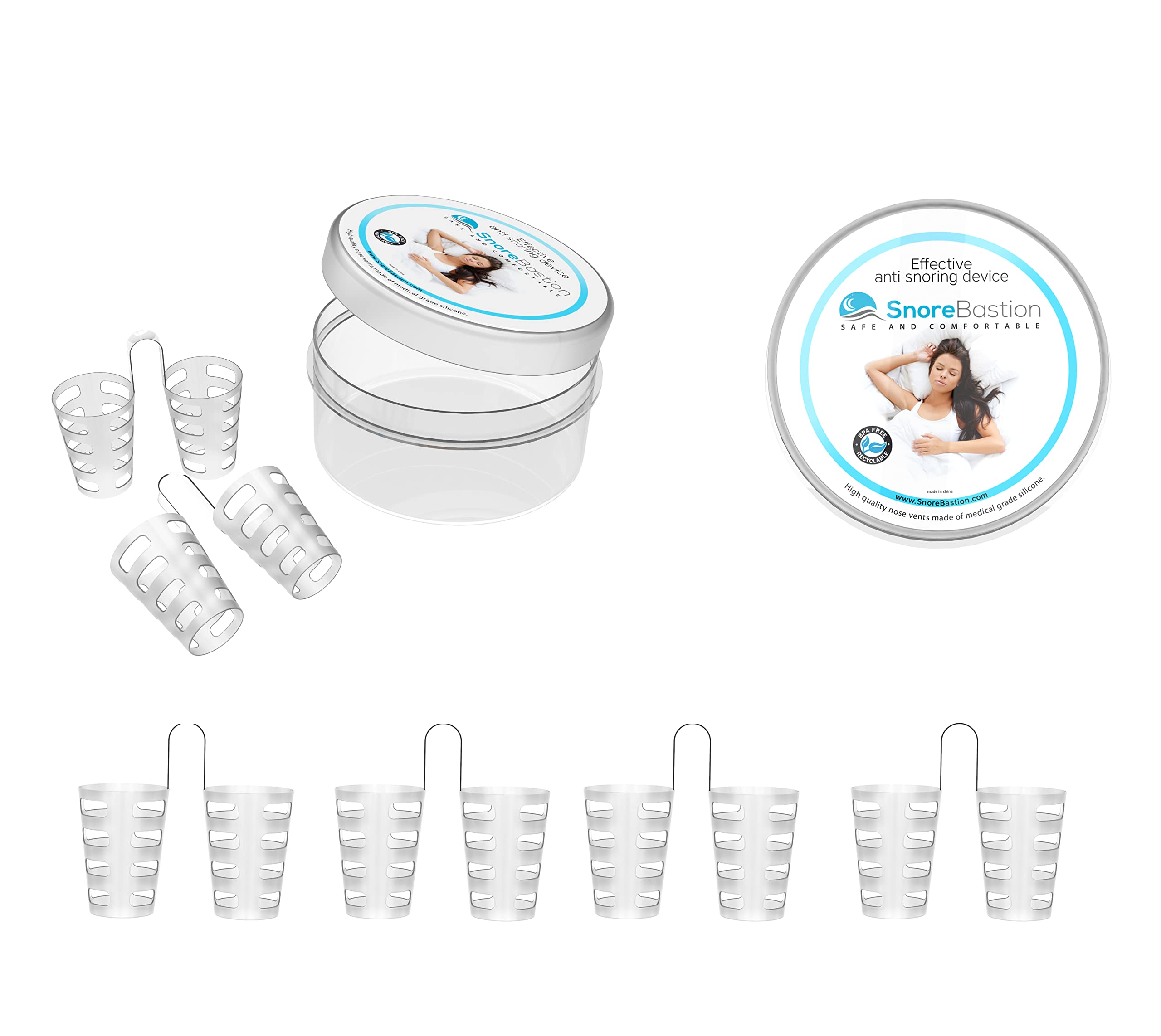 Amazon.com: Snore Bastion Bundle - Medium + Large One Sized Sets of ...