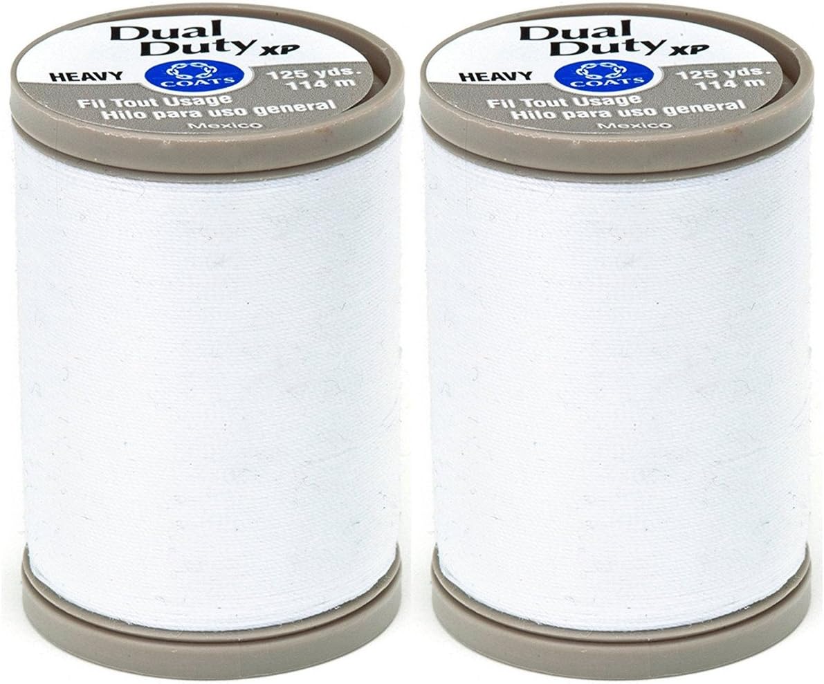 Amazon.com: 2-Pack - COATS & CLARK Dual Duty XP Heavy Thread, 125-Yard ...