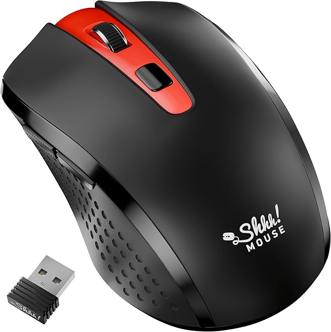 Amazon.com: SHHHMOUSE Silent Mouse Wireless – Computer Mouse Wireless ...