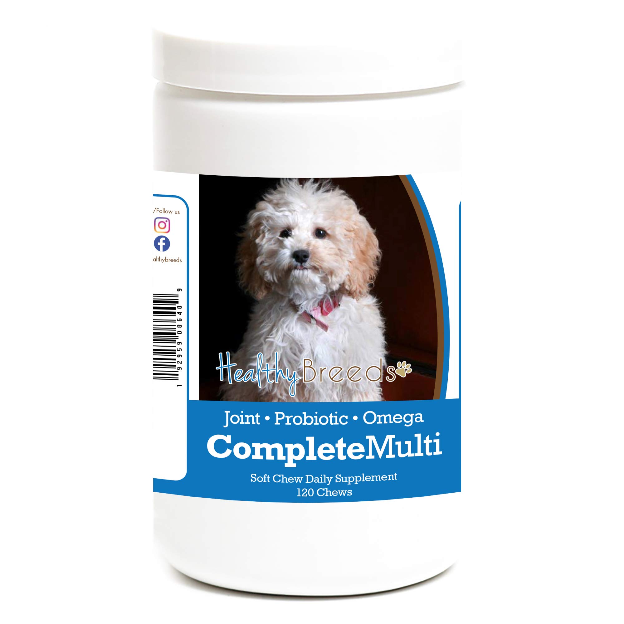 Amazon.com : Healthy Breeds Cockapoo All in One Multivitamin Soft Chew ...