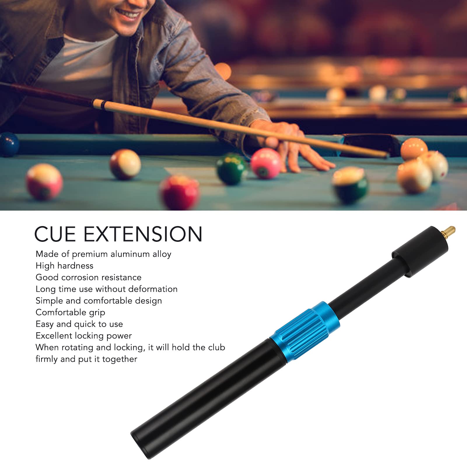 Extension De Queue De Billard Télescopique En Alliage D'aluminium