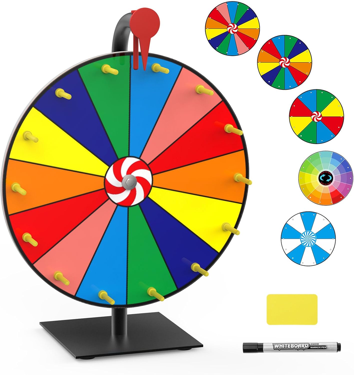 MoKo Prize Wheel Spinning Game - Acrylic Carnival Spinner Wheel for ...