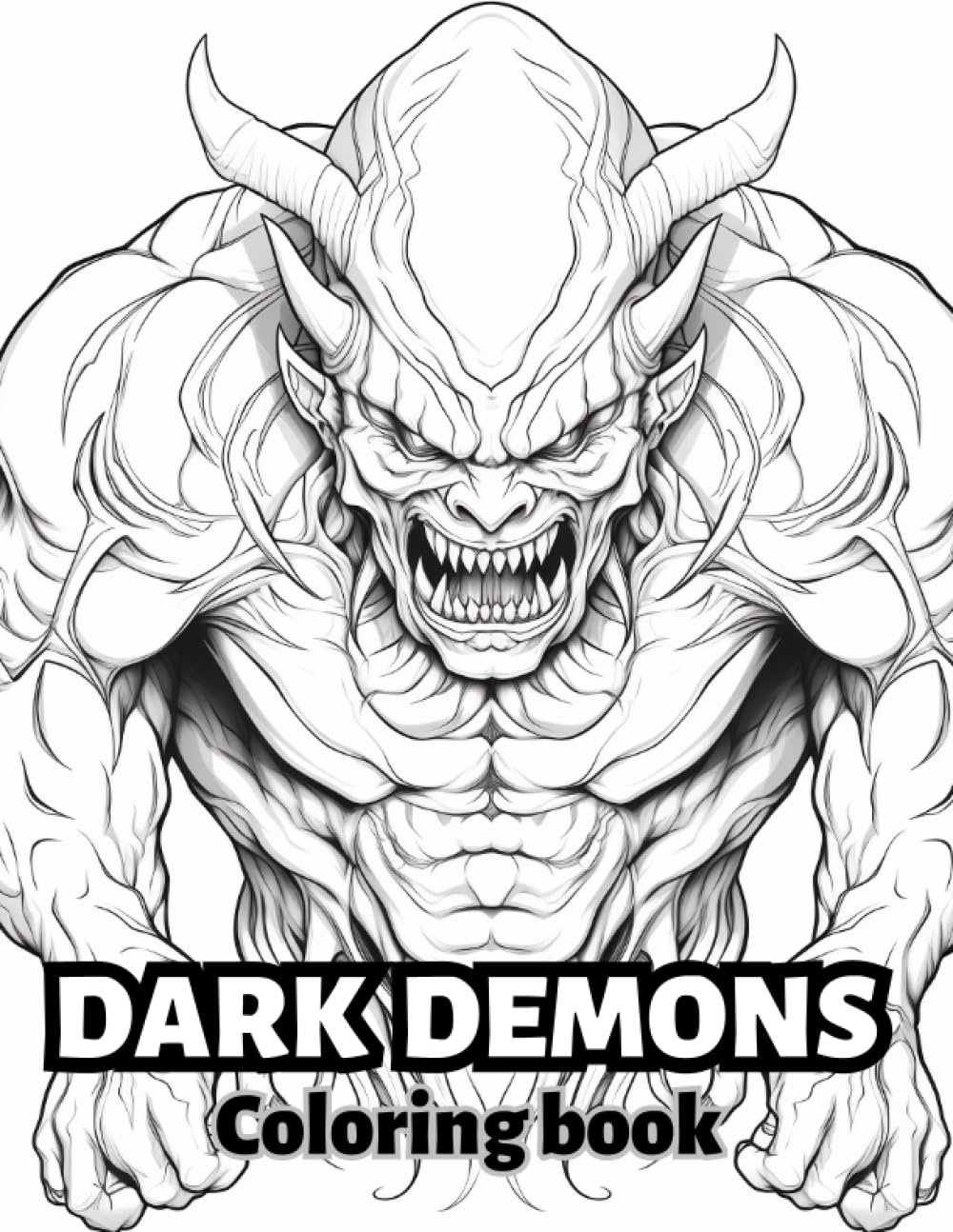 Amazon.com: Dark Demons: Captivating Coloring of Sinister Beings ...