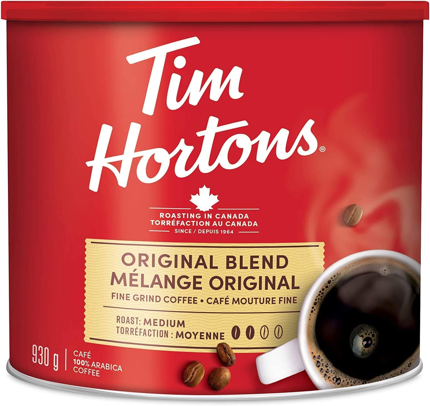 Amazon.com : Tim Hortons Original Blend, Medium Roast Ground Coffee ...