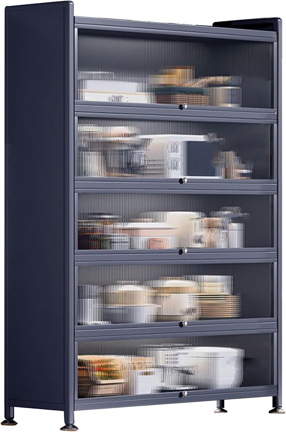 Amazon.com - Kitchen Storage Cabinet - Bakers Rack Countertop ...
