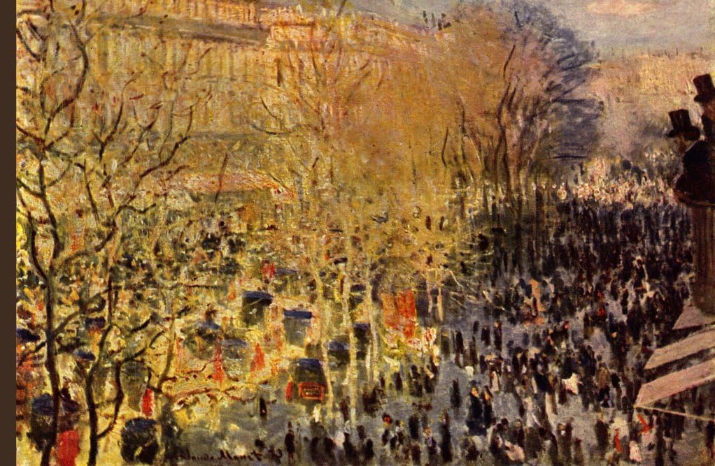 Amazon.com: Artsy Canvas Boulevard of Capucines in Paris 20" x 13 ...