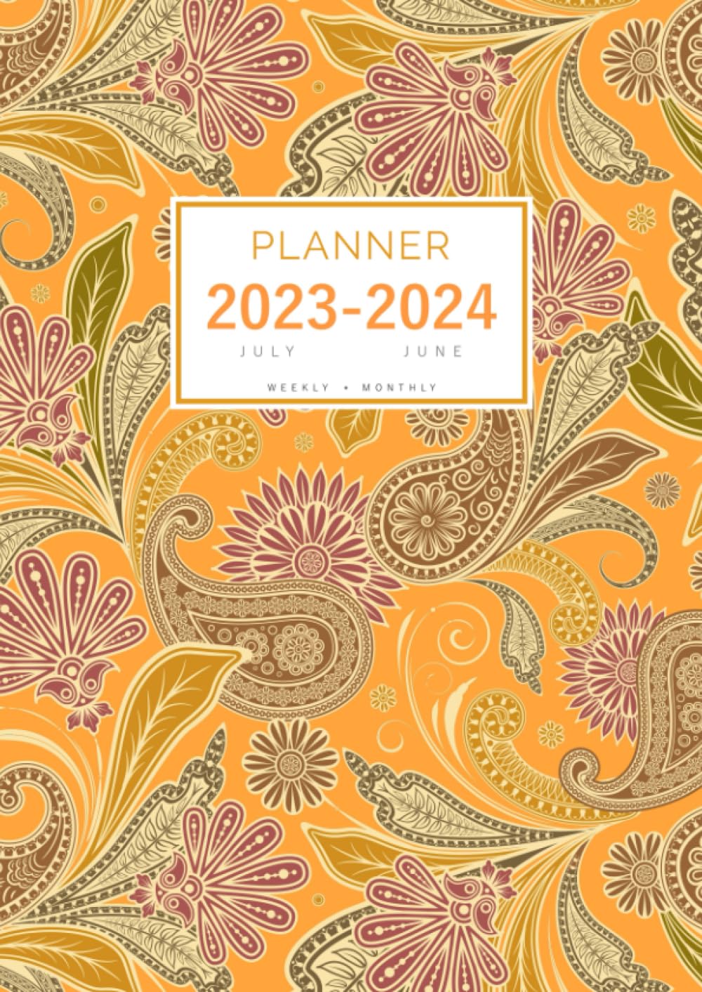 Planner July 2023-2024 June: A4 Weekly and Monthly Organizer | Indian ...