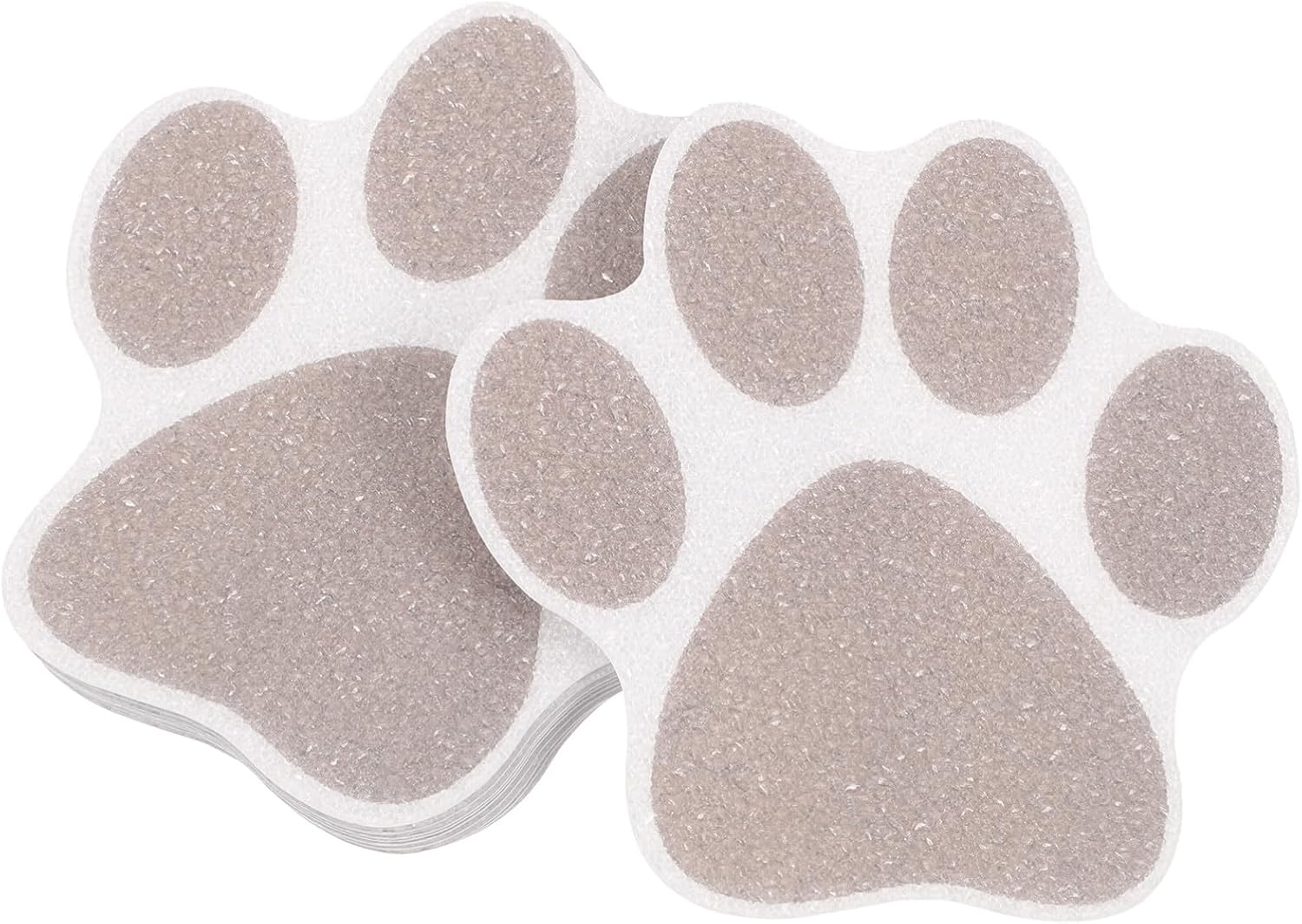 Amazon.com: 10Pcs Grey Paw Print Non-Slip Bathtub Decals Self-Adhesive ...