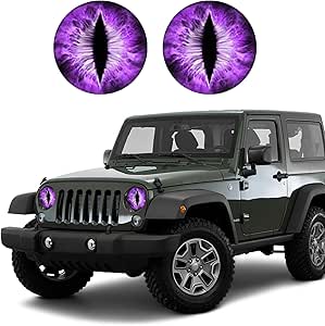 Amazon.com: PACLVIO 2PCS Beast Eyes Headlight Decals, 3D Stereo Eyes ...