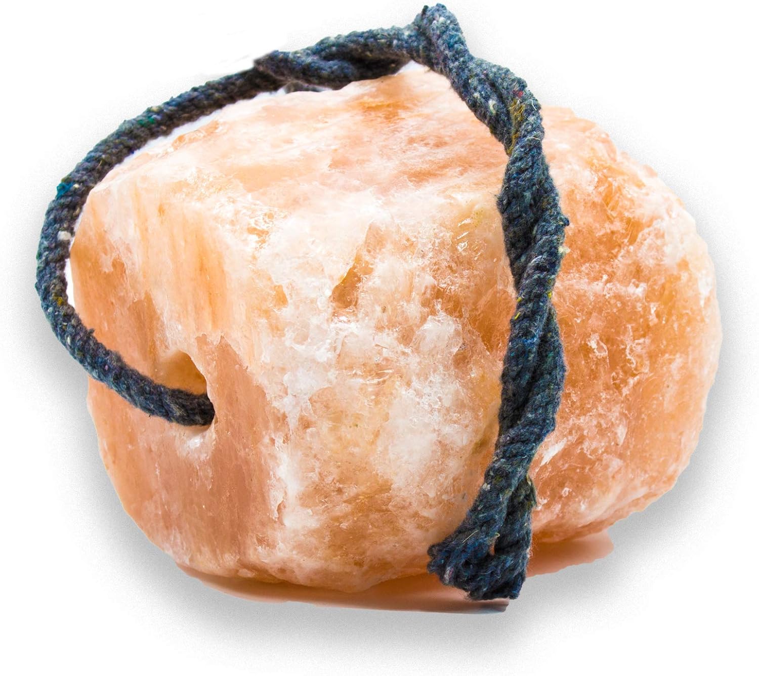 Amazon.com : SALT GEMS Pure Himalayan Rock Salt Licks Block on a Rope ...