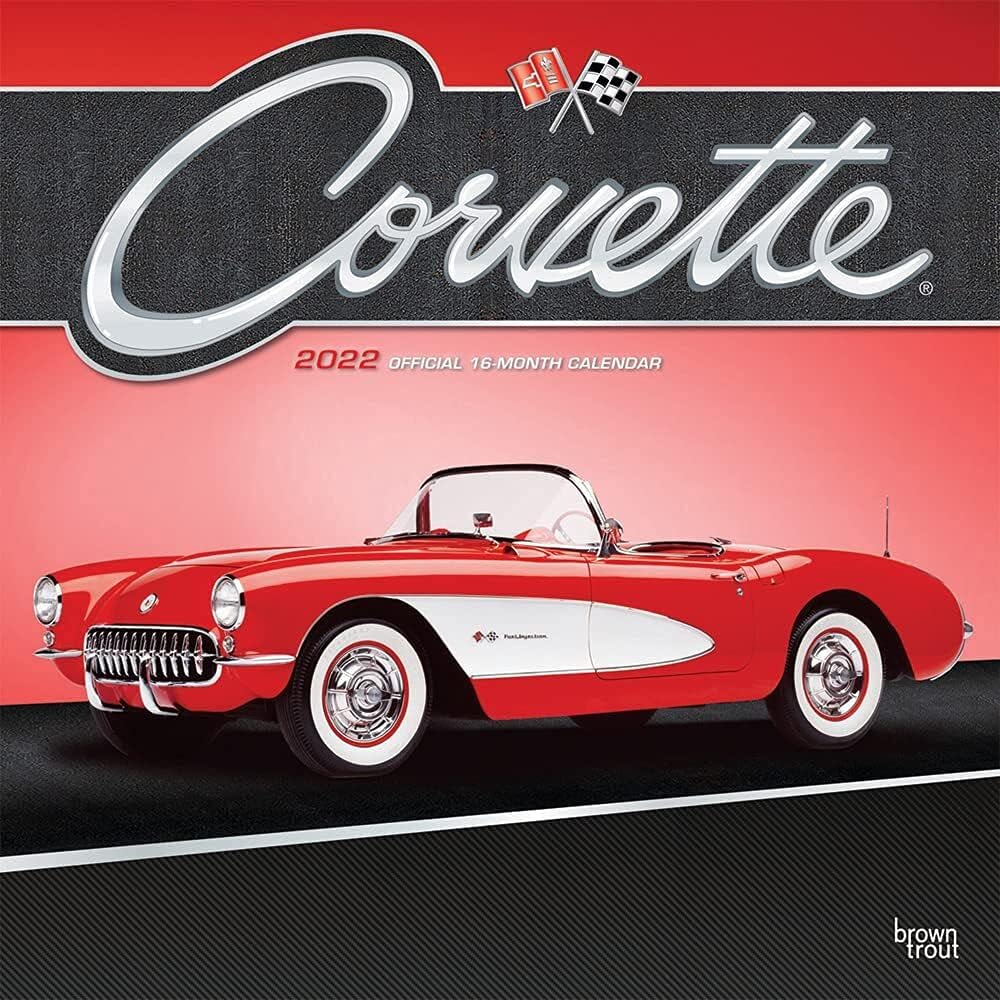 Corvette Calendar 2022 - Deluxe 2022 Chevy Corvette Wall Calendar ...